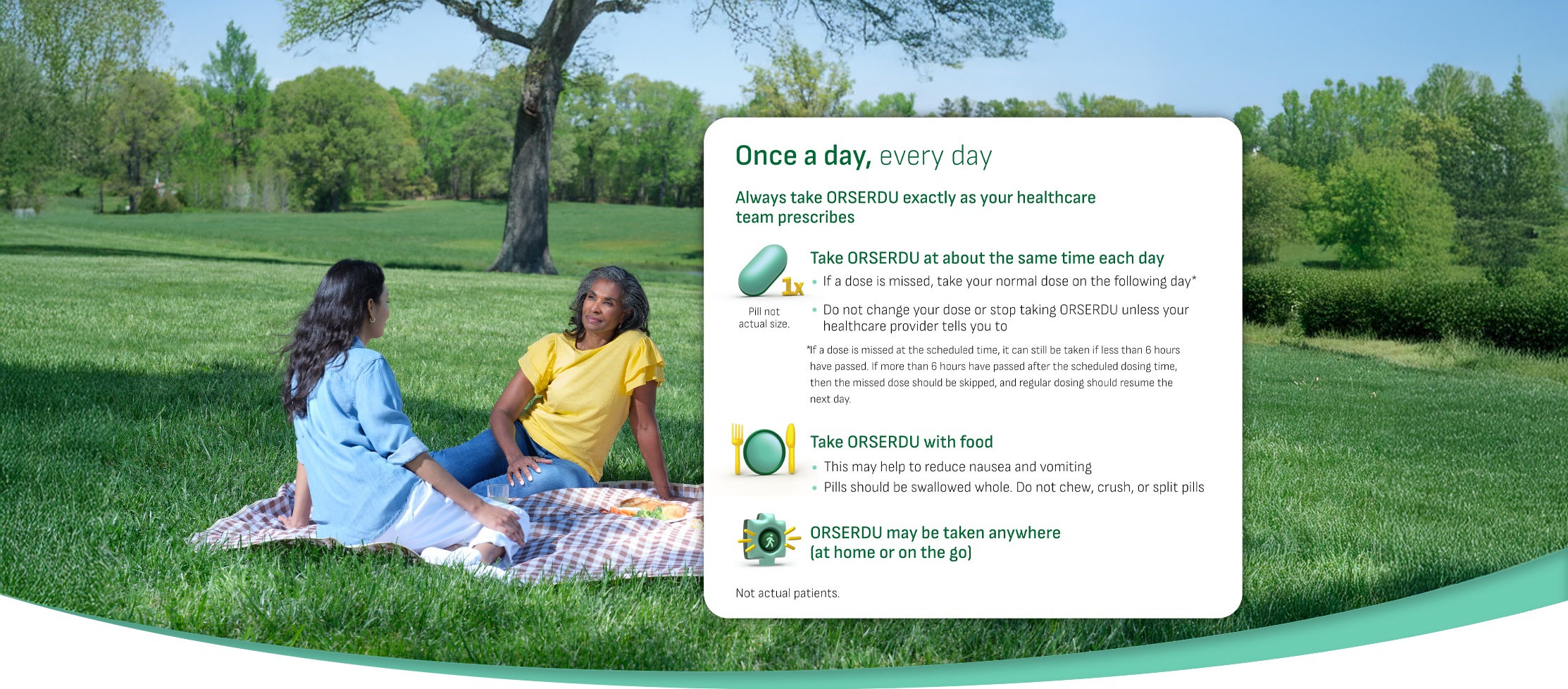 Taking ORSERDU | ORSERDU® (elacestrant)